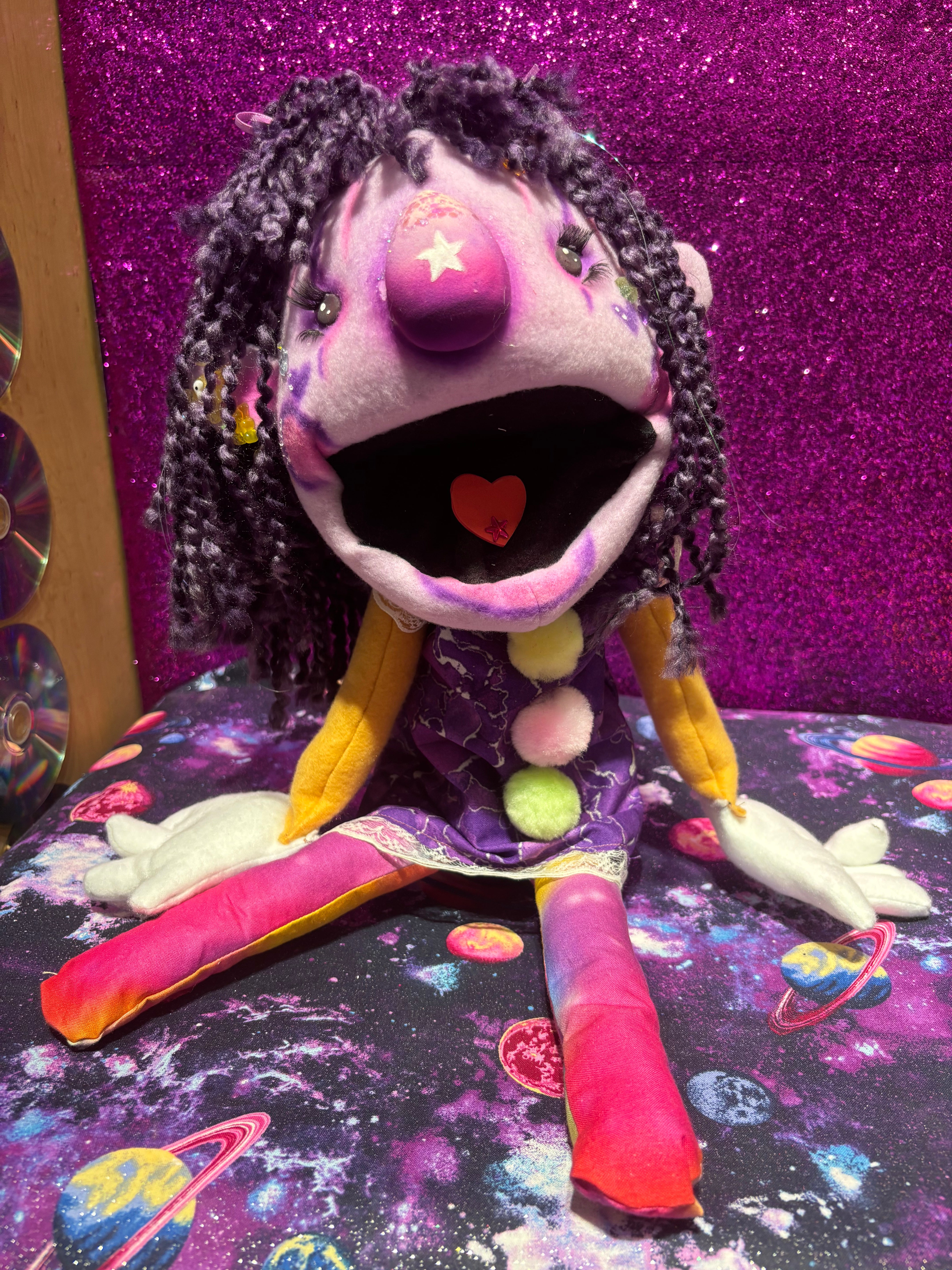 Rod Puppet-"Star" one of a kind handmade puppet – Katz Scratch LLC